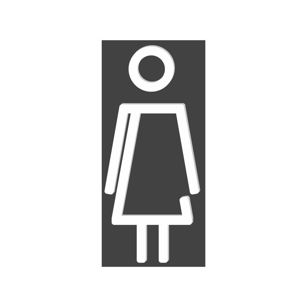 Semnalistică Uși - Semn Femei - Model 2 - Office Plus